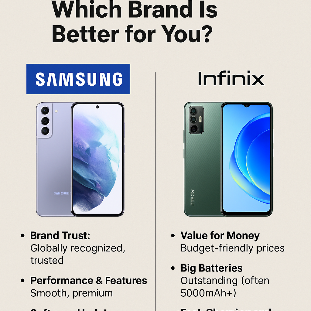 Samsung vs. Infinix: Which Brand Is Better for You? – SIMCEL ONLINE