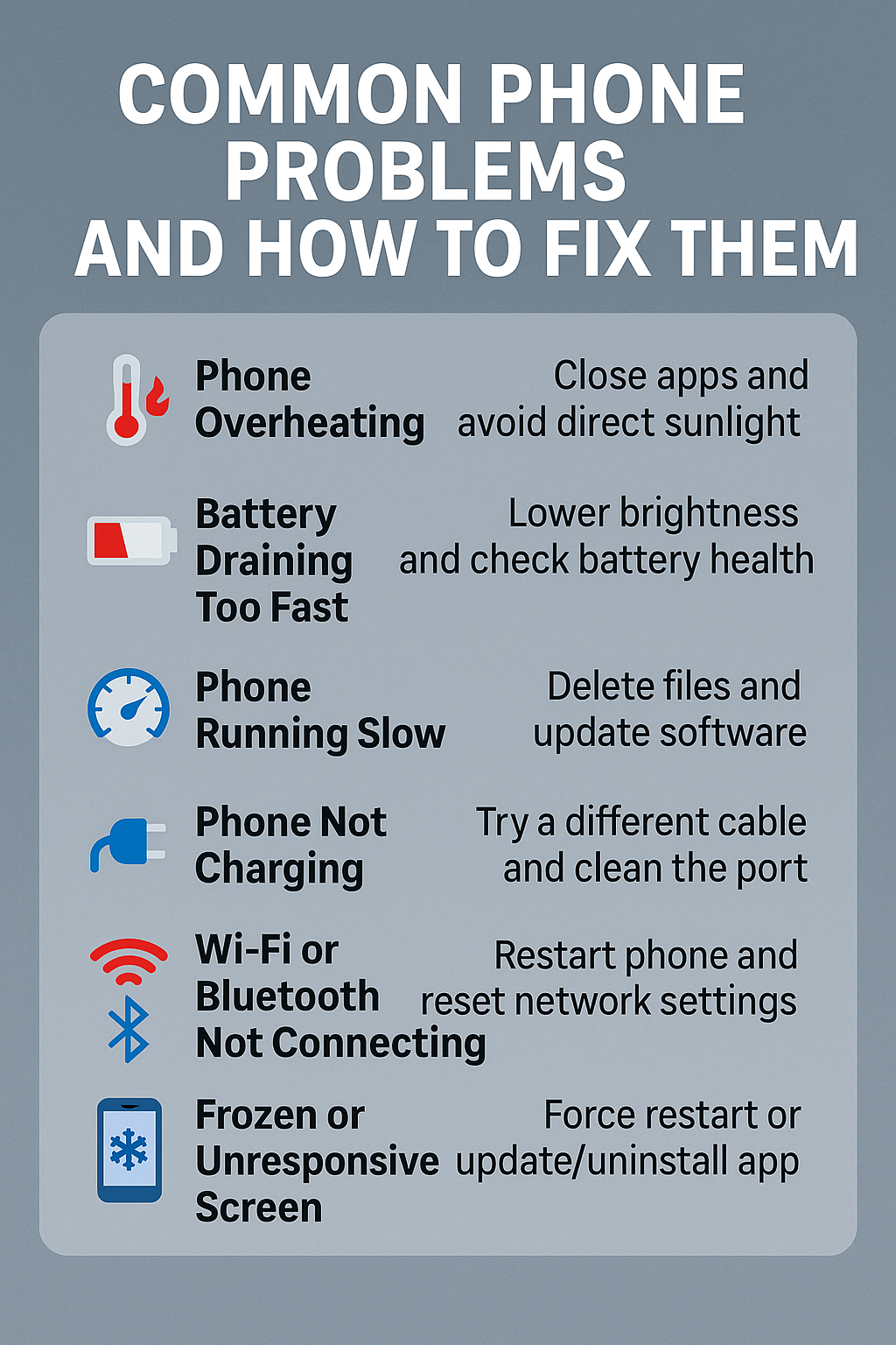 Common Phone Problems and How to Fix Them – SIMCEL ONLINE