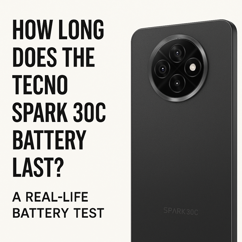How Long Does the Tecno Spark 30C Battery Last? A Real-Life Battery ...