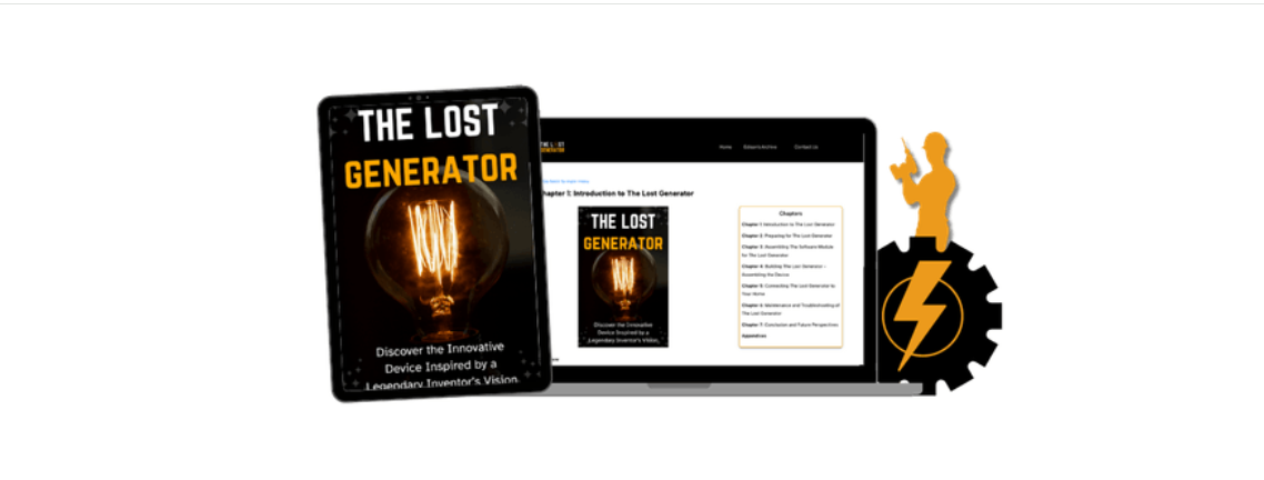 The Edison Generator Plans – SIMCEL ONLINE