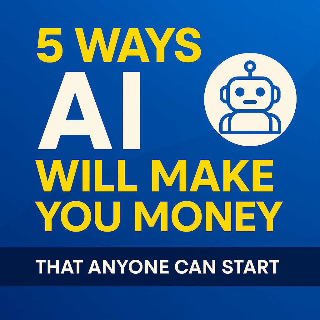 5 Ways AI Will Make You Money That Anyone Can Start – SIMCEL ONLINE