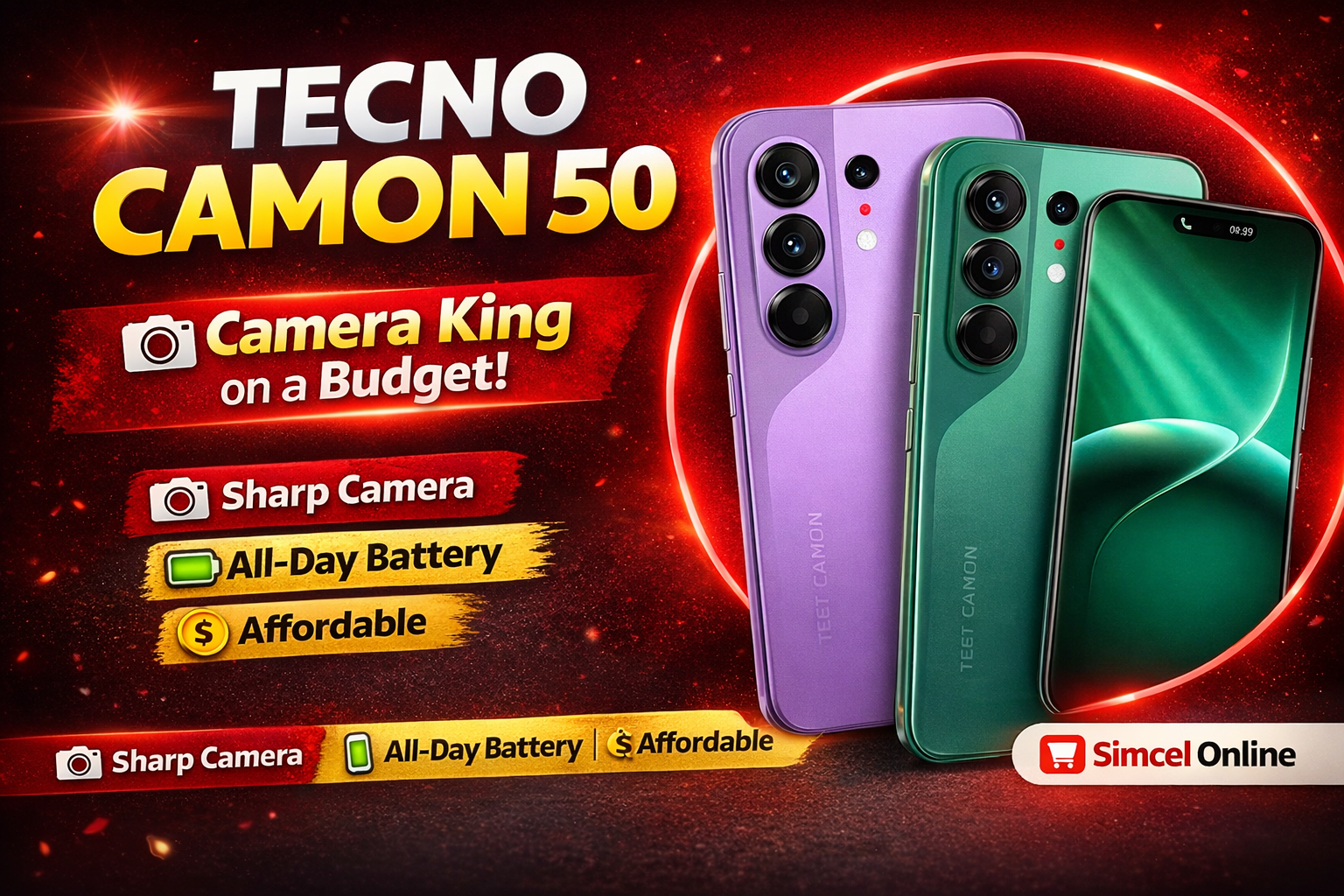 Tecno Camon 50: A Powerful Budget Smartphone Built for Style and ...